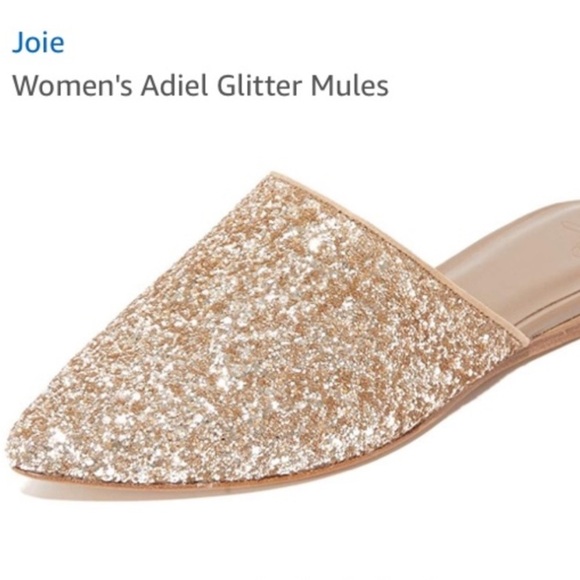 Joie | Shoes | Joie Adiel Sparkly Metallic Mule | Poshmark